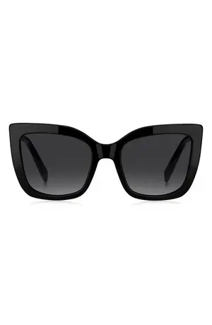 Marc Jacobs 54mm Cat Eye Sunglasses - Black/dark Grey