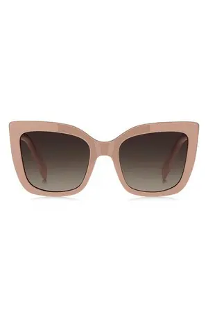 Marc Jacobs 54mm Cat Eye Sunglasses - Pink/ Brown