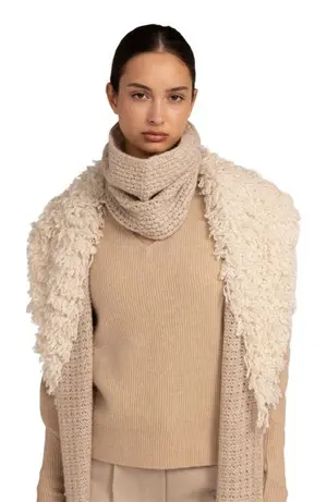 GOBI MONGOLIAN CASHMERE Loop-stitched Cashmere Vest