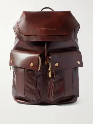 Brunello Cucinelli Leather Backpack