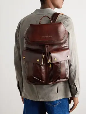 Brunello Cucinelli Leather Backpack