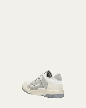 Amiri Skeleton Crystal Low-top Sneakers