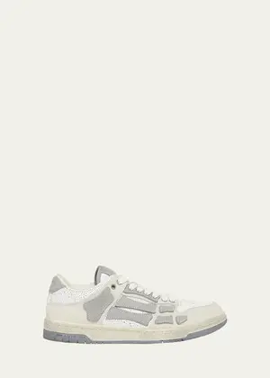 Amiri Skeleton Crystal Low-top Sneakers