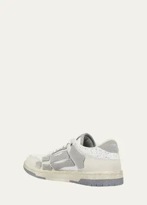 Amiri Skeleton Crystal Low-top Sneakers