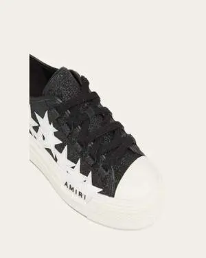Amiri Glitter Stars Low-top Sneakers