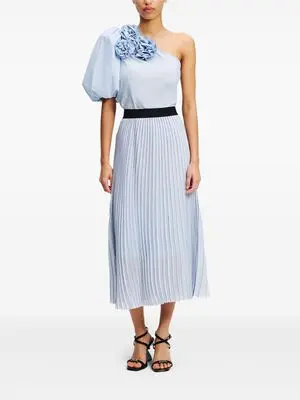 Karl Lagerfeld Pleated Midi Skirt