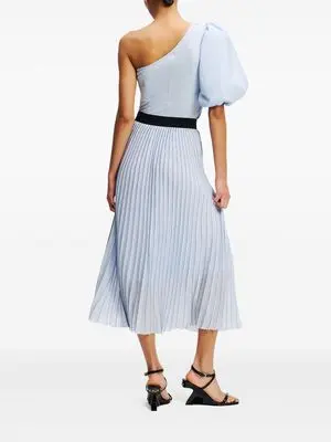 Karl Lagerfeld Pleated Midi Skirt