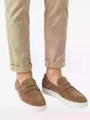 TOD'S Suede Loafers - Brown