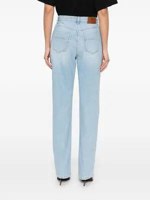 Elisabetta Franchi Padlock-detail Jeans - Blue