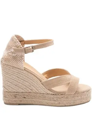 CastaÑer Bruna Espadrille Wedges - Neutrals