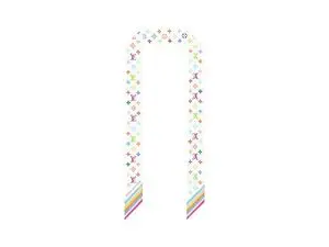 LOUIS VUITTON X Takashi Murakami Monogram Bandeau Bb - White Multicolored