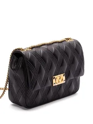 Valentino Garavani Leather Shoulder Bag - Black