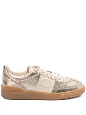 Valentino Garavani Gold Tone Sneakers For Men