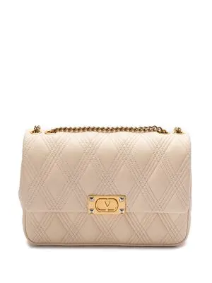 Valentino Garavani Leather Shoulder Bag - Neutrals