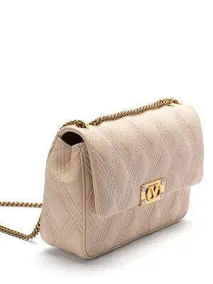 Valentino Garavani Leather Shoulder Bag - Neutrals