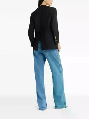 Patou Collarless Twill Jacket