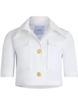 Patou Cropped Jacket - White
