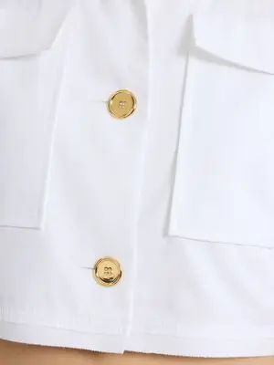 PATOU Cropped Jacket - White