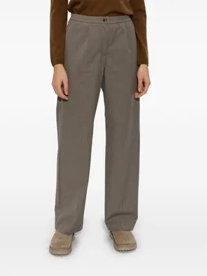 SAMSOE SAMSOE Straight-leg Trousers - Brown
