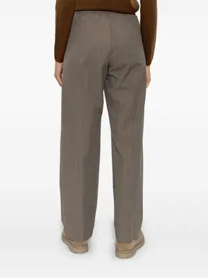 SAMSOE SAMSOE Straight-leg Trousers - Brown