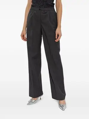 SAMSOE SAMSOE Straight-leg Trousers - Black