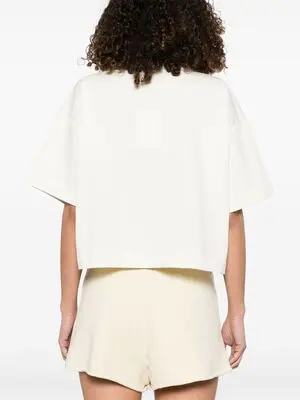 AUTRY Cropped T-shirt - Neutrals