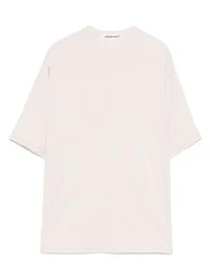 Undercover Slogan-print T-shirt - Neutrals