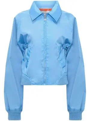 Victoria Beckham Harrington Bomber Jacket - Blue