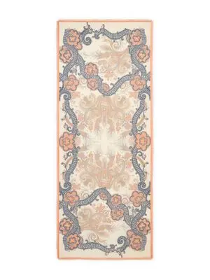 Etro Year Of Snake Scarf - Neutrals