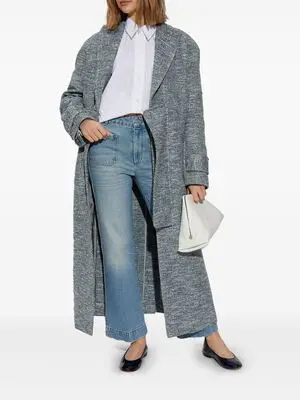 Victoria Beckham Raglan-sleeve Single-breasted Coat