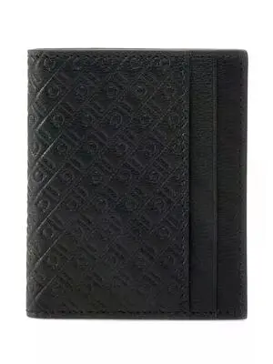 FERRAGAMO Monogram Card Holder - Black