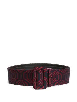La DoubleJ Medium Jacquard Belt - Blue
