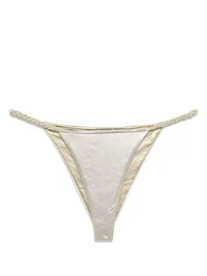 ISA BOULDER Full-chain Bikini Bottoms - Grey