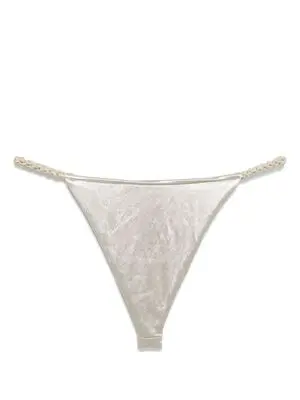 ISA BOULDER Full-chain Bikini Bottoms - Grey