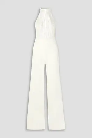 Galvan Panarea Halterneck Jumpsuit - Ivory