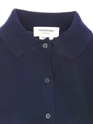 Thom Browne 4-bar Striped Polo Shirt - Blue