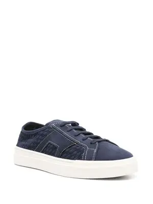 Santoni Lace Up Sneakers - Blue