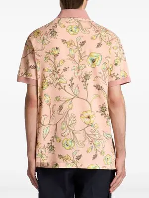 Etro Floral Polo Shirt - Pink