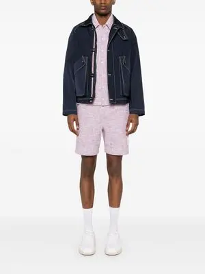 Thom Browne Contrast-stitching Raglan Jacket