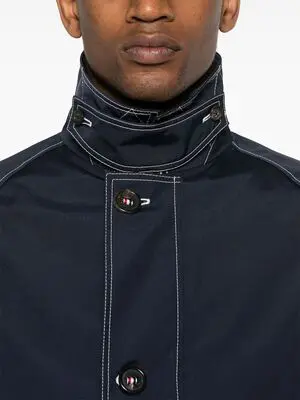 Thom Browne Contrast-stitching Raglan Jacket