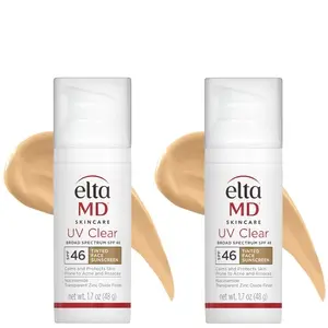ELTAMD Exclusive Uv Clear Tinted Spf 46 Broad-spectrum Duo - One-color