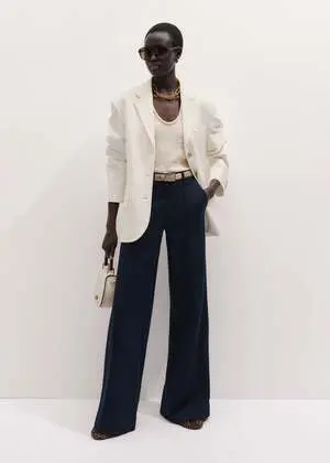 ME+EM Luxe Travel Tailoring Pant - Navy