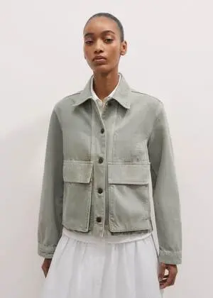 ME+EM Cotton Twill Workwear Jacket