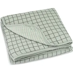 PARKER BABY CO. Muslin Quilt - Sage Windowpane