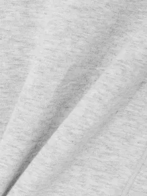 SKIMS Stretch-cotton Jersey Foldover Pants - Gray