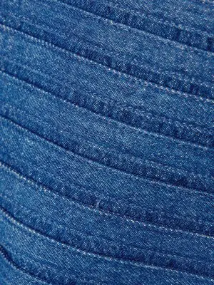Versace Appliquéd Denim Mini Skirt