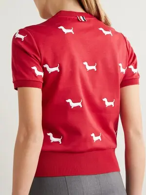 Thom Browne Hector Embroidered T-shirt