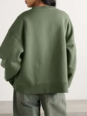 SLVRLAKE Cotton-jersey Sweatshirt - Army Green