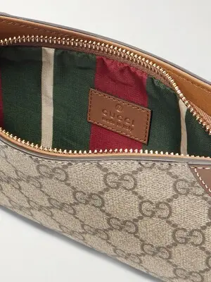 Gucci Gg Emblem Mini Shoulder Bag - Brown