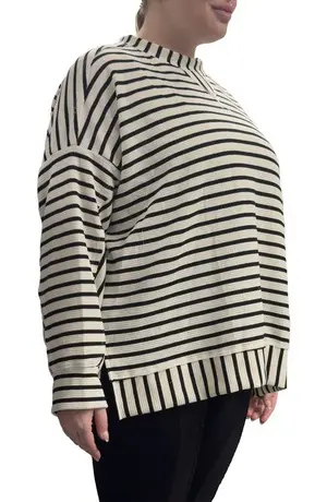 STANDARDS & PRACTICES Stripe Thermal Knit Top